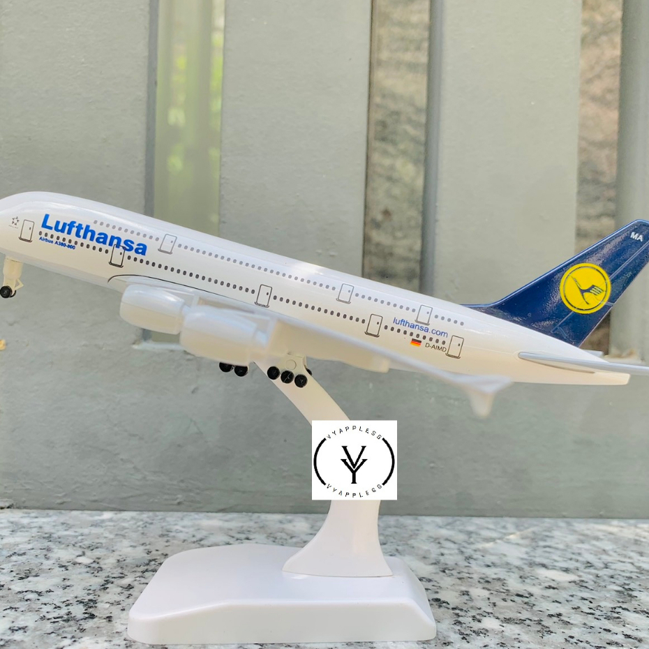 Máy Bay Mô Hình Airbus A380 "Lufthansa" Hãng Hàng Không Đức Tỉ Lệ 1:400 ...