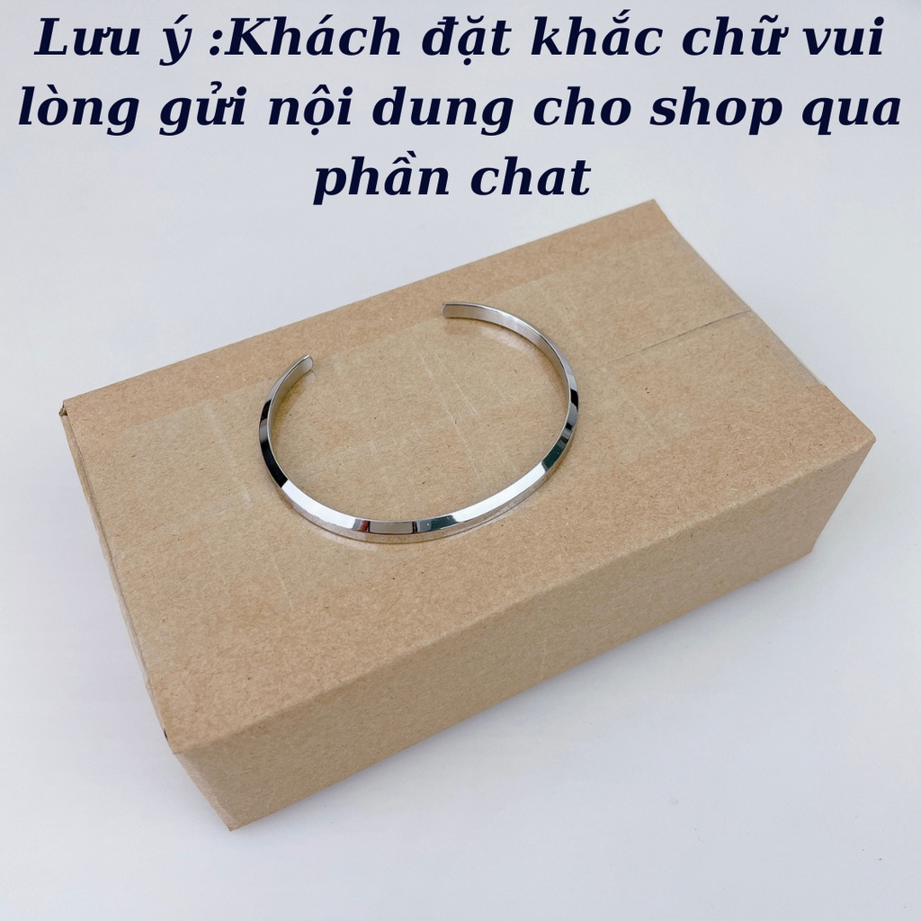 Vòng tay nam nữ DW Cuff khắc tên, lắc tay đôi quà tặng Daniel ...