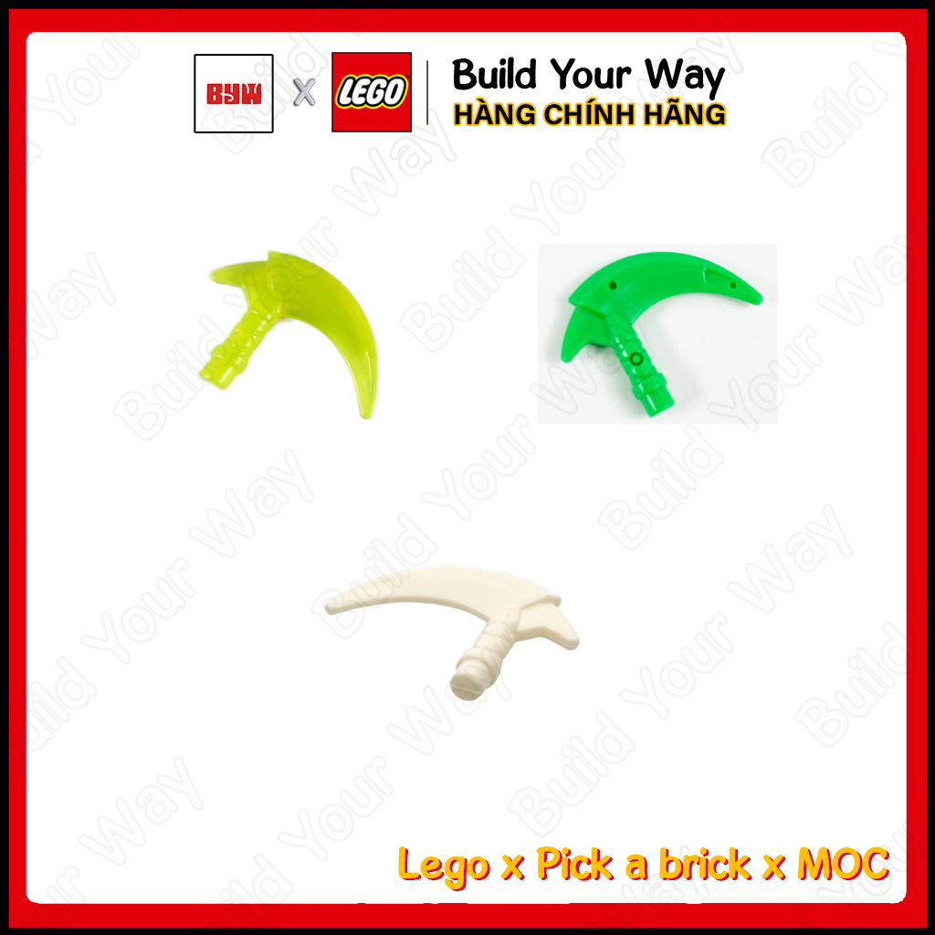 Gạch Lego chính hãng Lưỡi hái, Liềm / Part 37341d: Minifigure, Weapon ...