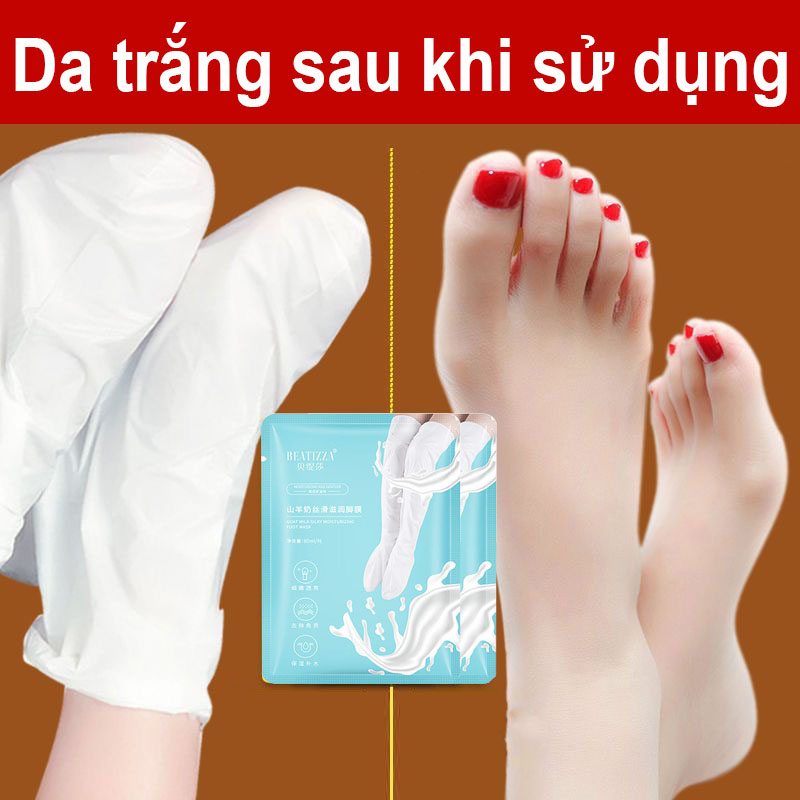 Mặt Nạ Ủ Chân Sữa Dê，Giúp Tẩy Tế Bào Chết Dưỡng Ẩm Và Dưỡng Trắng Da ...
