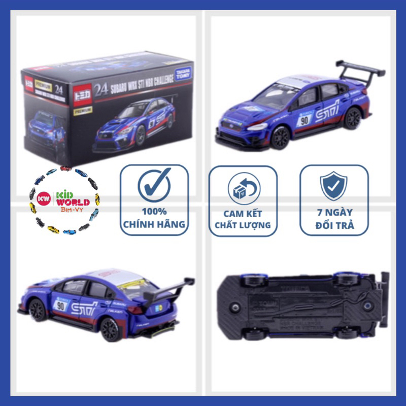 Xe mô hình Tomica Box Premium Subaru WRX STI NBR Challenge. No.24. Tỷ lệ 1:65. | Shopee Việt Nam