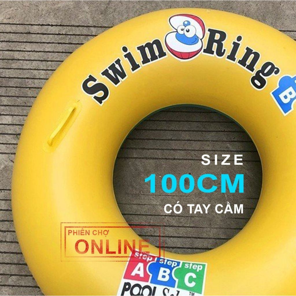 Phao Bơi Tròn Trẻ Em và Người Lớn Cao Cấp Swing Ring 60-70-80-90-100CM | Shopee Việt Nam