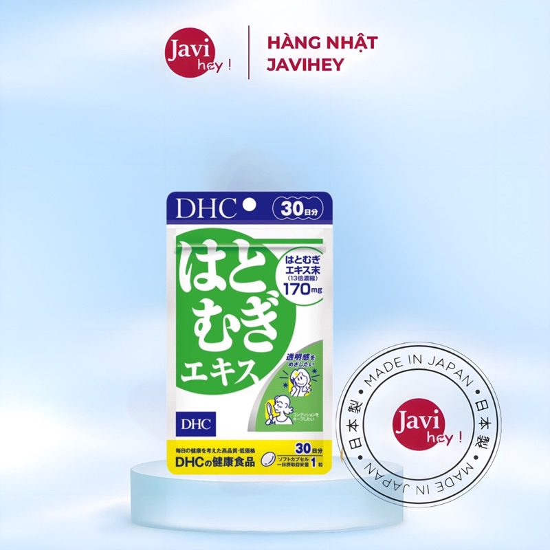 Viên uống trắng da DHC Adlay Extract Nhật bản giúp sáng da mờ thâm sạm ...
