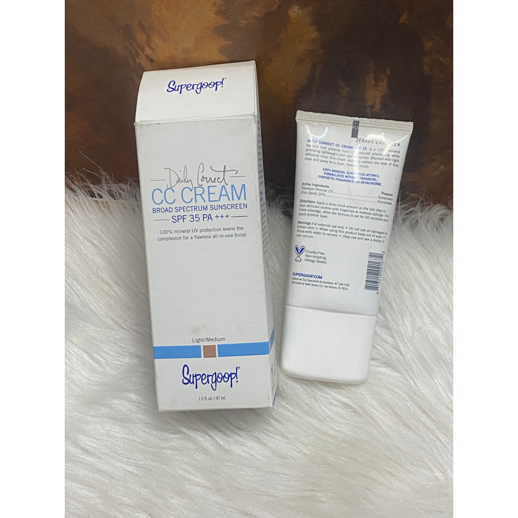 Kem chống nắng Supergoop! CC Cream Daily Correct Broad Spectrum SPF35 PA+++ | Shopee Việt Nam