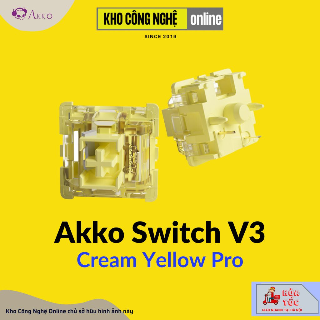 Switch Akko V3 Cream Blue Pro | Cream Yellow Pro Công Tắc Bàn Phím ...