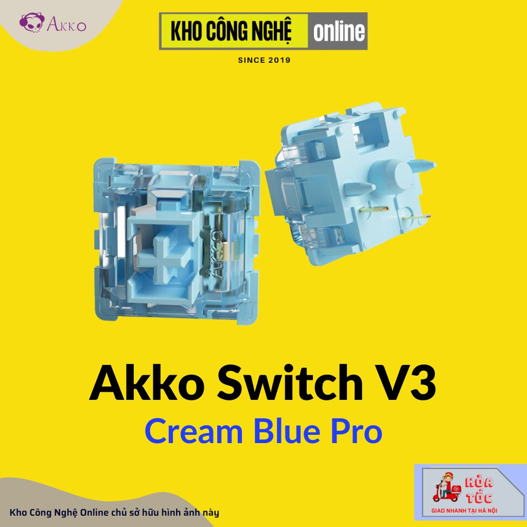 Switch Akko V3 Cream Blue Pro | Cream Yellow Pro Công Tắc Bàn Phím ...