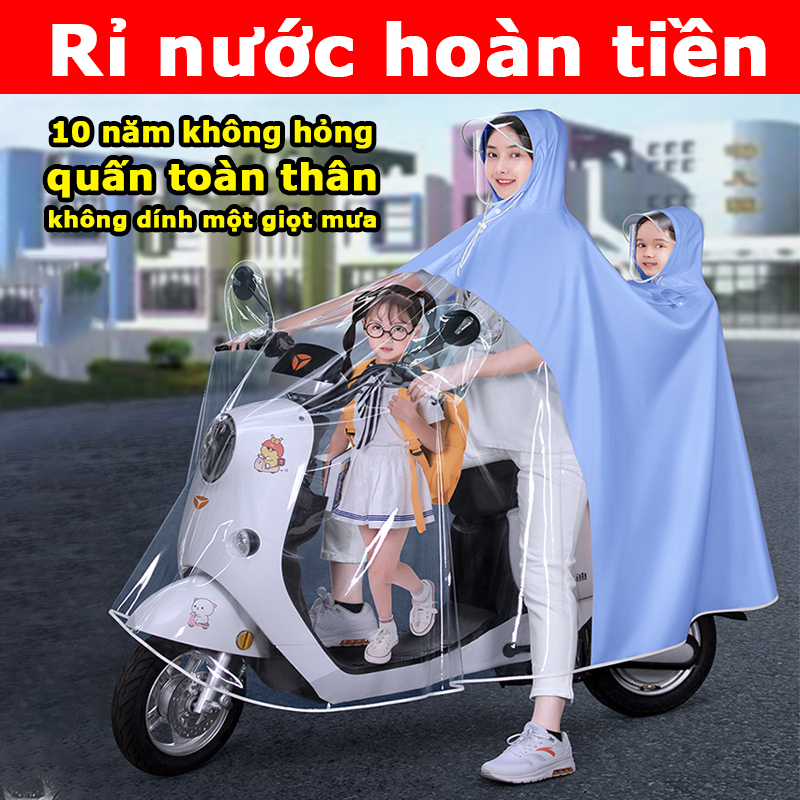 xe đạp điện/xe máy áo mưa đi xe đạp Áo mưa viền phản quang che phủ toàn ...