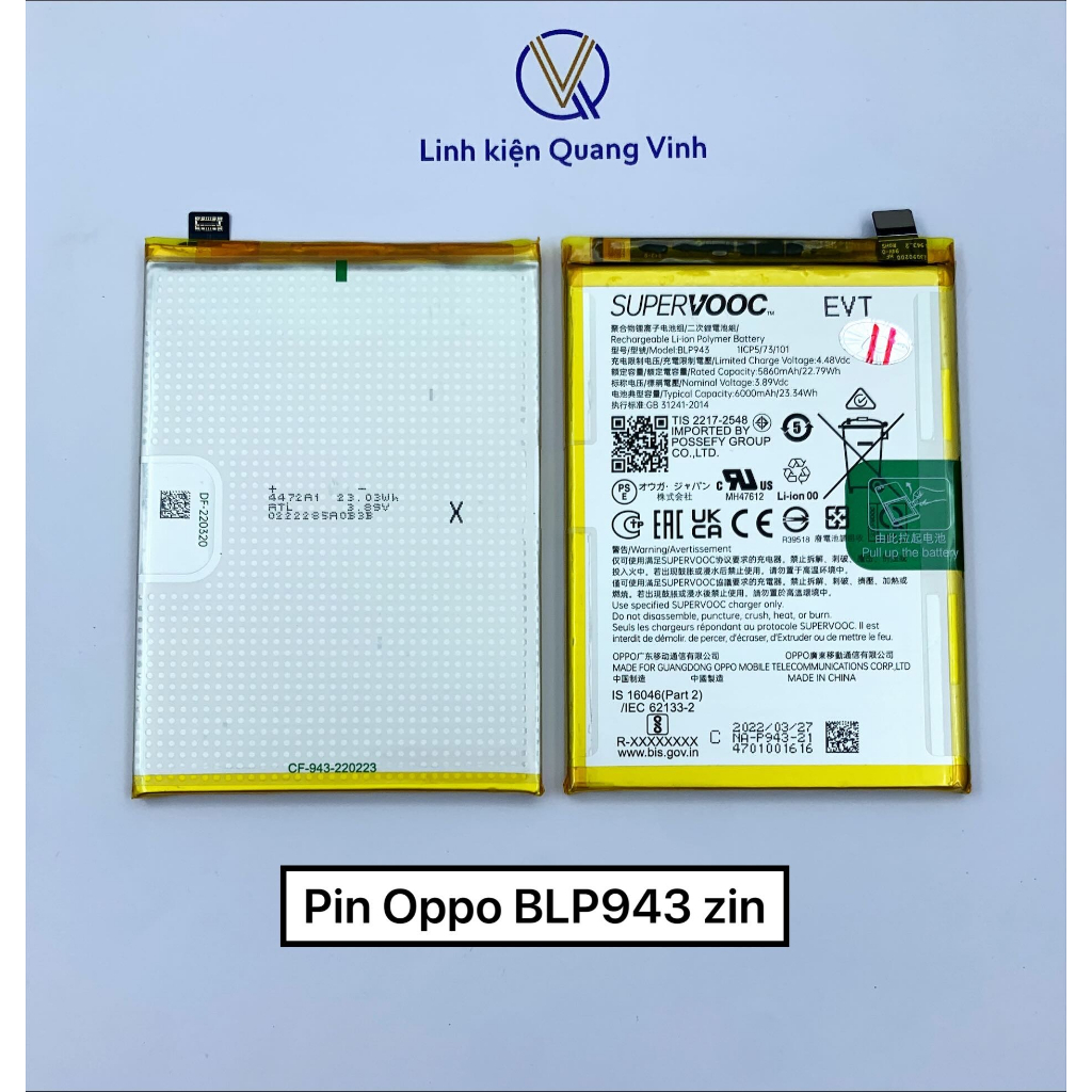 Pin Oppo Realme10, BLP957 Zin Cty | Shopee Việt Nam