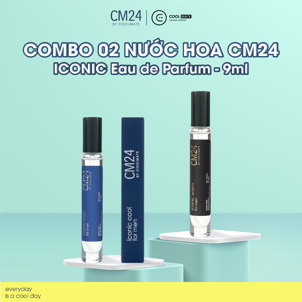 Combo 2 nước hoa nam CM24 by Coolmate Iconic 9ml | Shopee Việt Nam