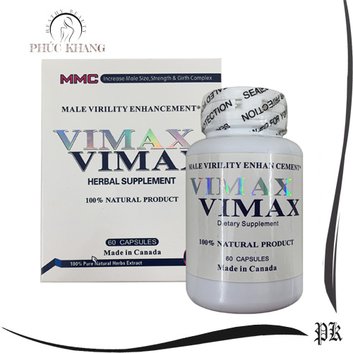 Vimax 60 Viên Thực Phẩm Bổ Sung Tăng Cường Sinh Lý Nam, Hỗ Trợ Cải Thiện Kích Thước Cho Nam ...