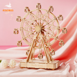 Mô hình Hộp nhạc Robotime ROKR Ferris Wheel 3D Wooden Puzzle Music Box TGN01 Đồ chơi lắp ráp 3d ...