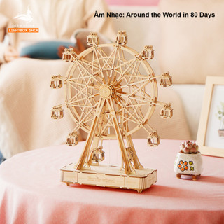 Mô hình Hộp nhạc Robotime ROKR Ferris Wheel 3D Wooden Puzzle Music Box TGN01 Đồ chơi lắp ráp 3d ...