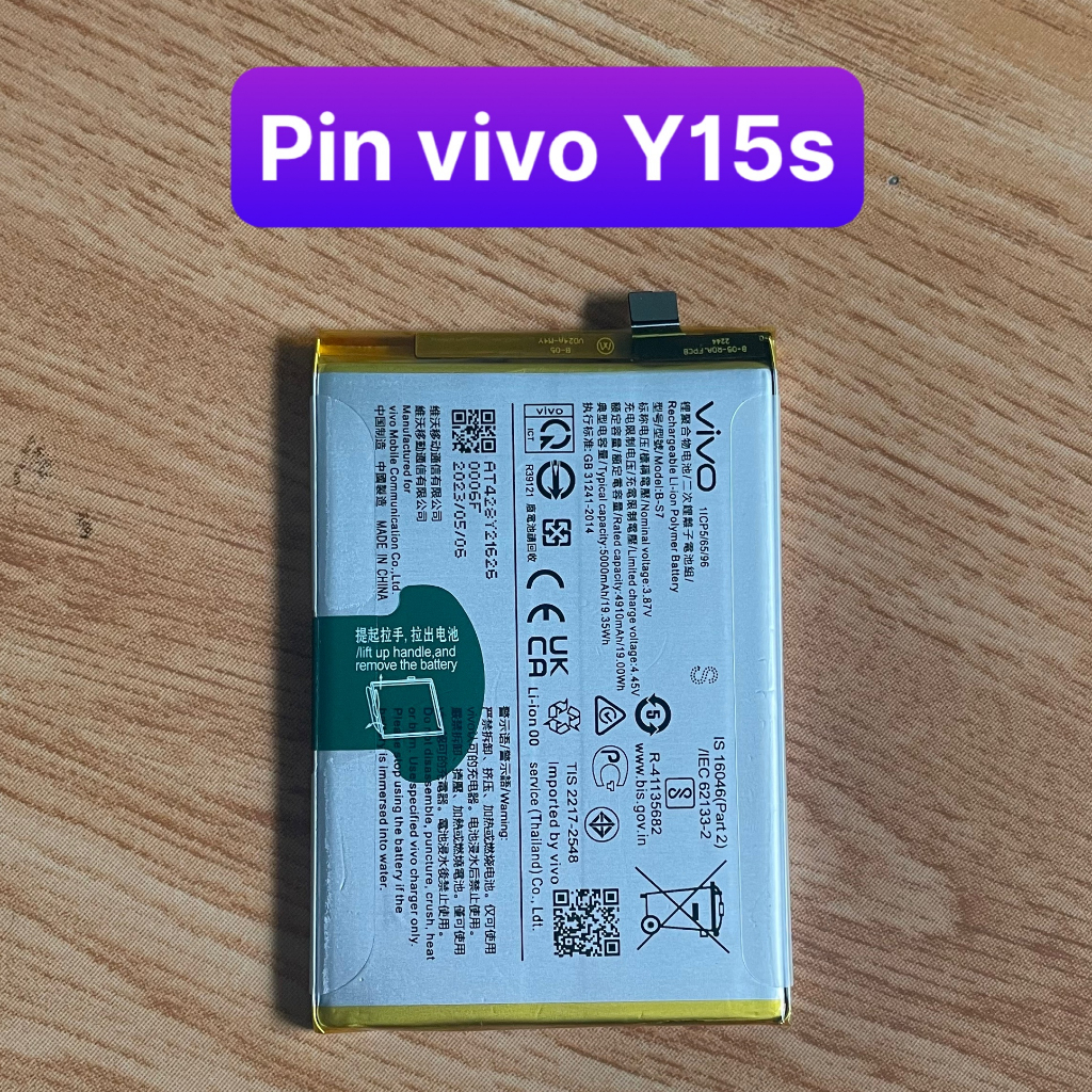 pin vivo Y15s / Y15A model B-S7 (zin) | Shopee Việt Nam