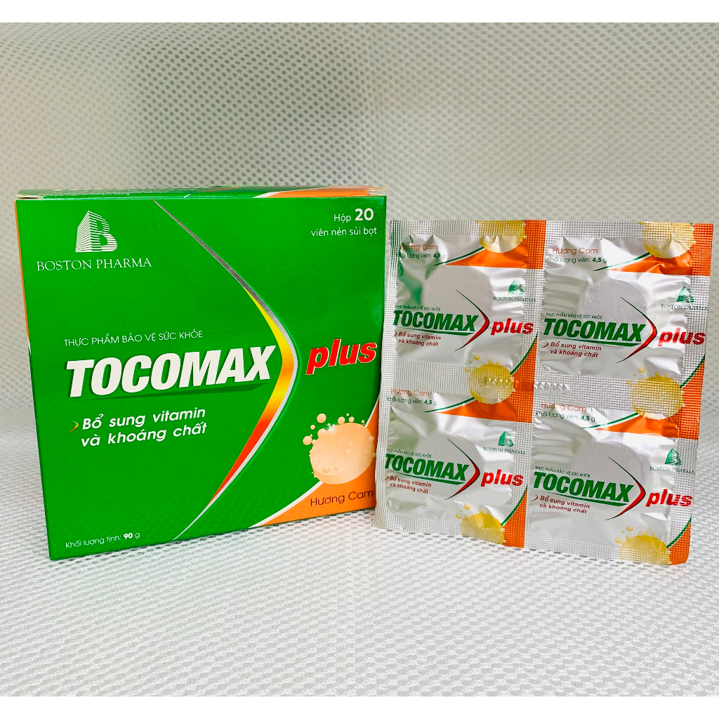 [HỎA TỐC] TOCOMAX PLUS BỔ SUNG VITAMIN VÀ KHOÁNG CHẤT CHO CƠ THỂ HỘP 20 ...