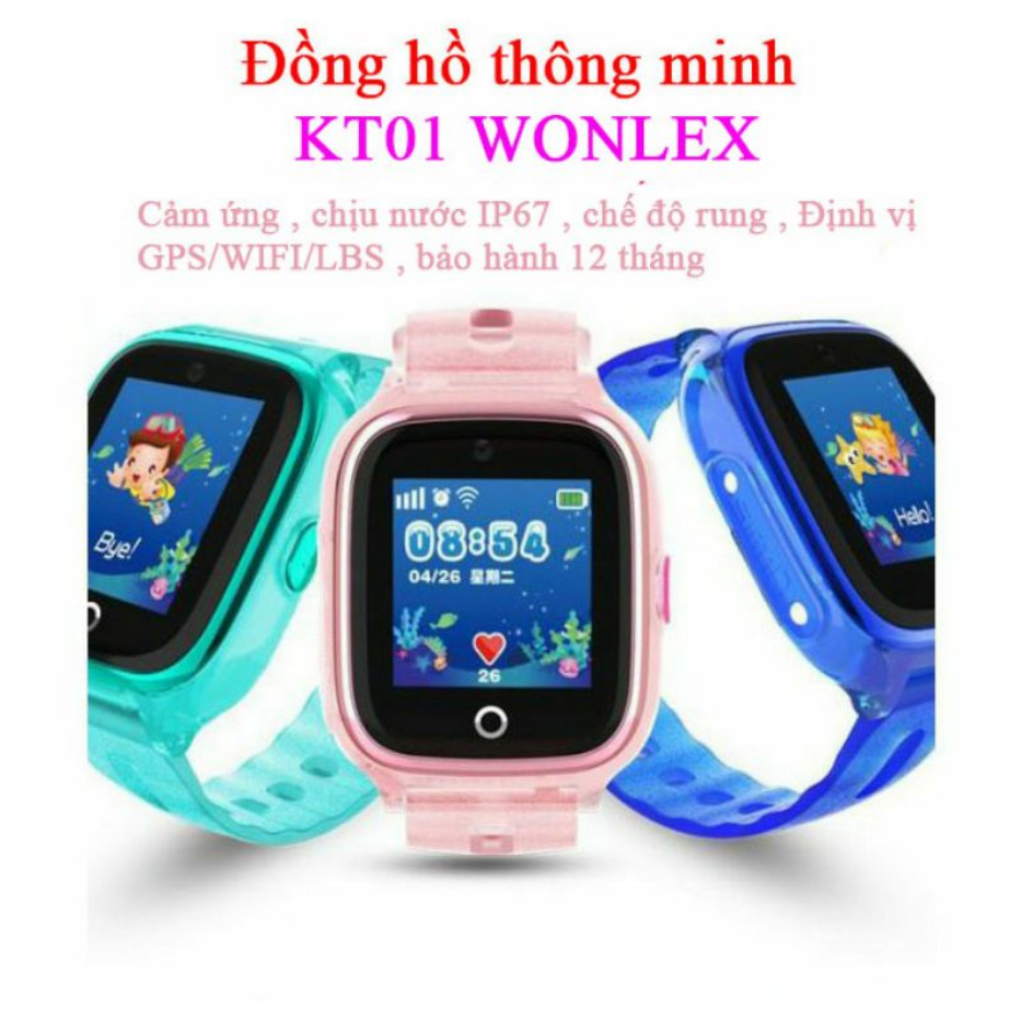 Đồng hồ thông minh Wonlex KT01 , camera , chịu nước IS67 | Shopee Việt Nam