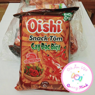 Bim bim Oishi Snack tôm cay đặc biệt gói siêu to khổng lồ 68g giòn cay ...