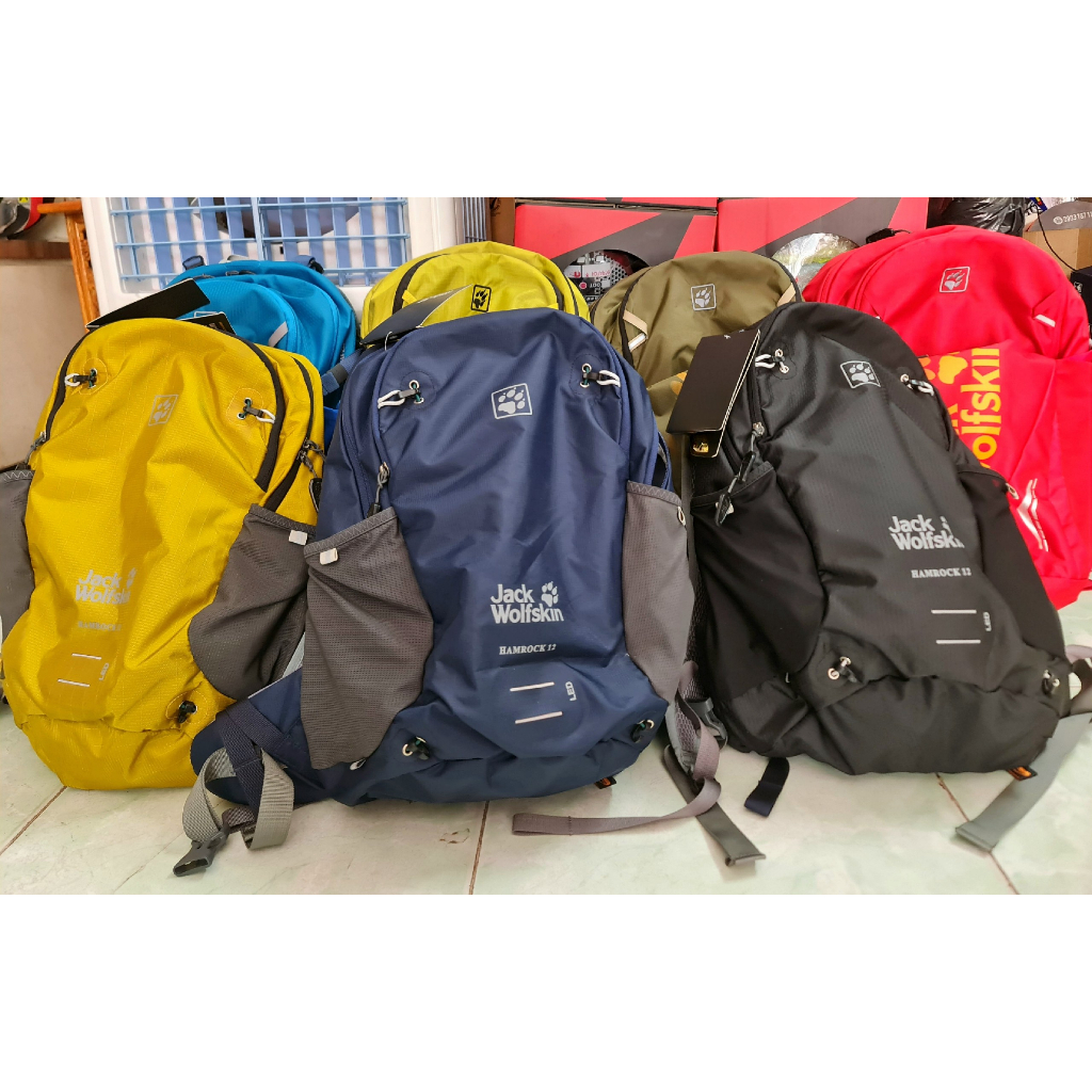 Balo Jack Wolfskin 12 lít có trợ lực-Balo leo núi,trekking,du lịch nhiều ngăn BALO NHỎ ĐI TRONG ...