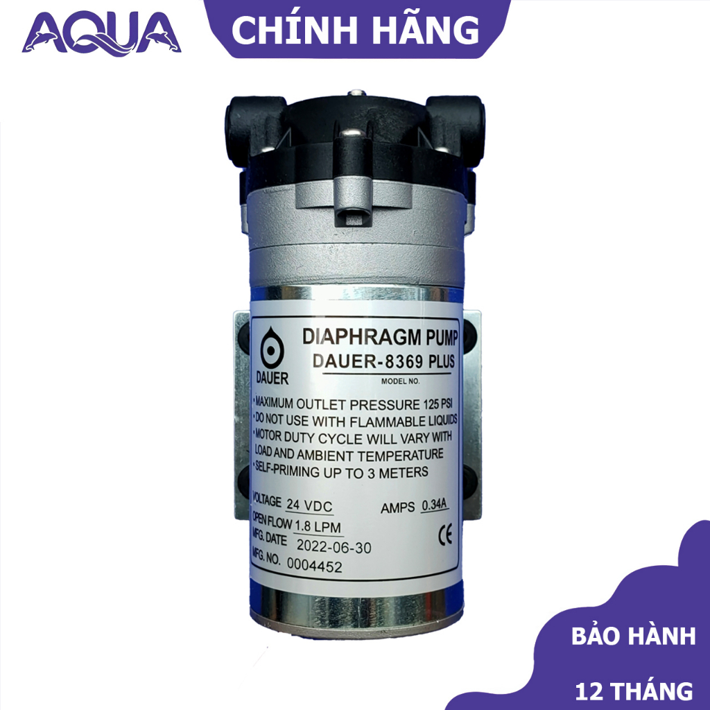 Bơm Daeur 8369 - Bơm 24V Máy lọc nước, máy phun sương - Hút sâu đẩy ...