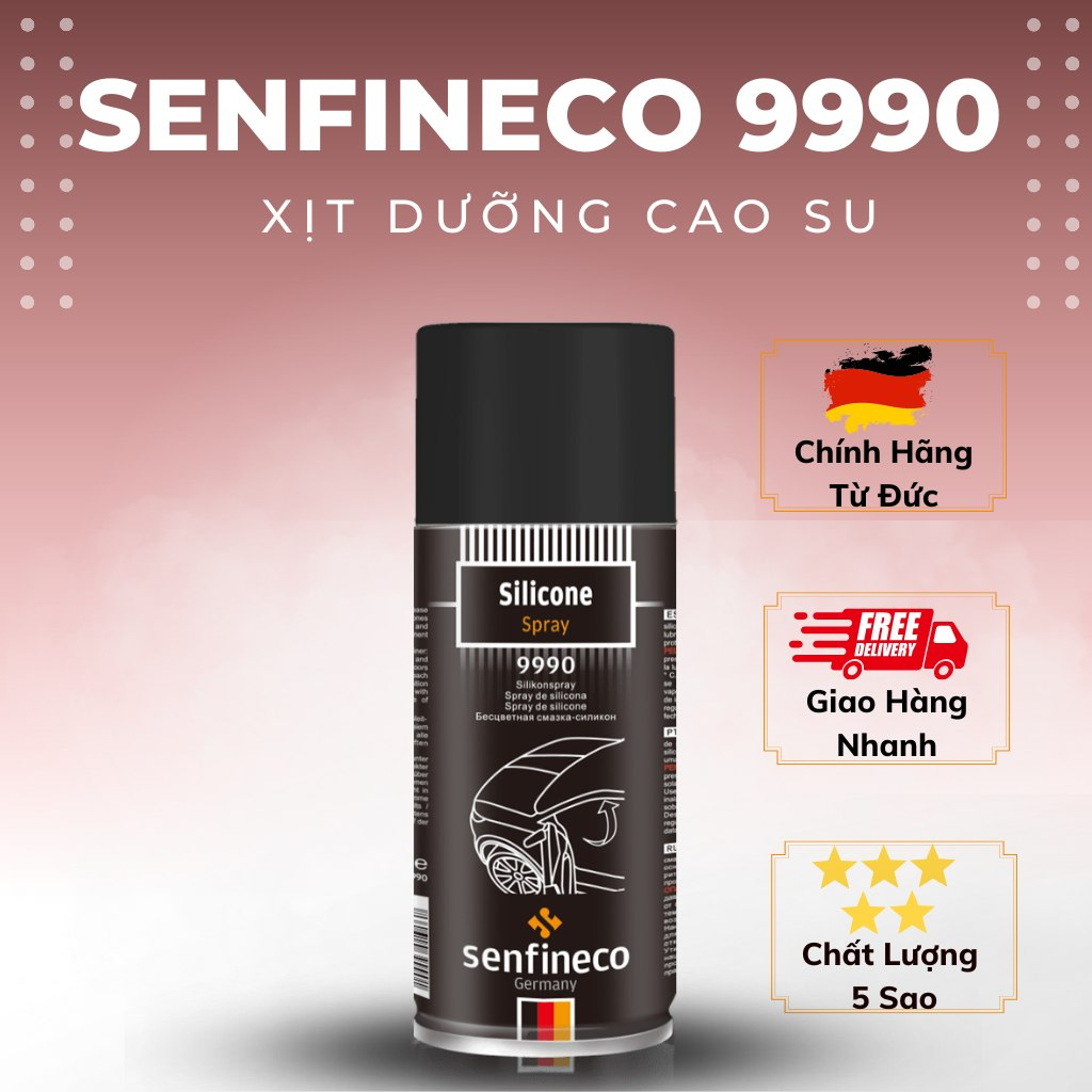 Xịt dưỡng gioăng cao su bôi trơn gioăng, chống kẹt cửa kính ô tô ...