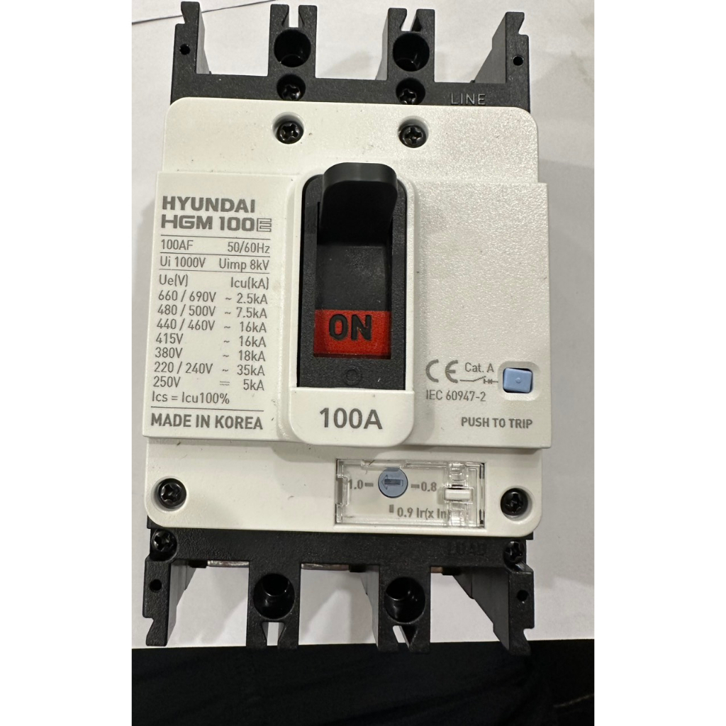 Aptomat HGM100E 3P 63A,75A 100A Icu 18KA | Shopee Việt Nam