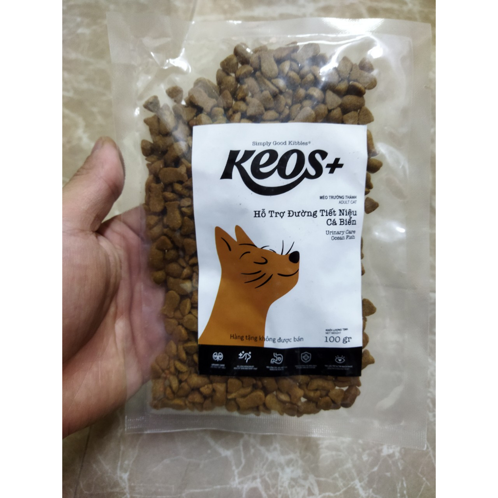 Thức ăn hỗ trợ đường tiết niệu cho mèo Keos Urinary Care gói 100g | Shopee Việt Nam