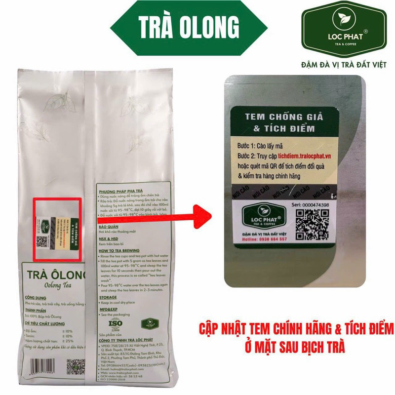 Trà Olong Lộc Phát 1kg chính hãng tem chống hàng giả | Shopee Việt Nam