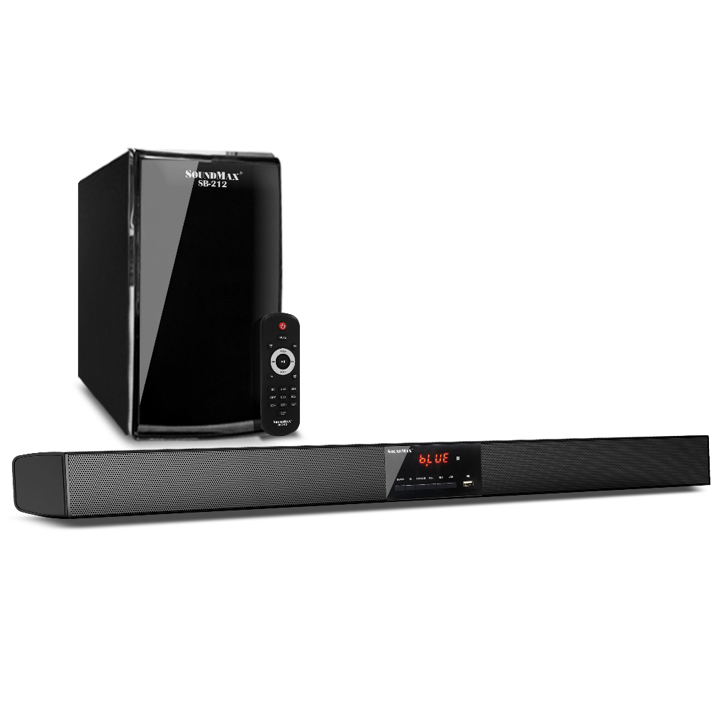 Dàn loa âm thanh Soundmax SB-212/2.1 chính hãng bao gồm 1 loa vệ tinh ...