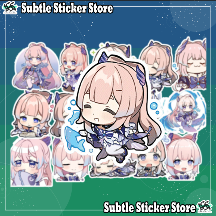 [Genshin Impact] - Set 10/15 Sticker Sangonomiya Kokomi hình dán chibi ...