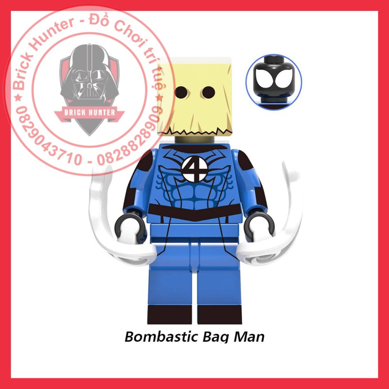Marvel Super heroes minifigures Bombastic Bag Man mô hình lắp ráp nhân ...