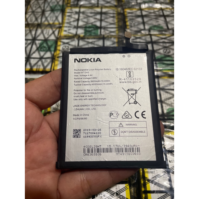 Pin Nokia 3.2 WT240 zin bóc máy , bảo hành 1 tháng | Shopee Việt Nam