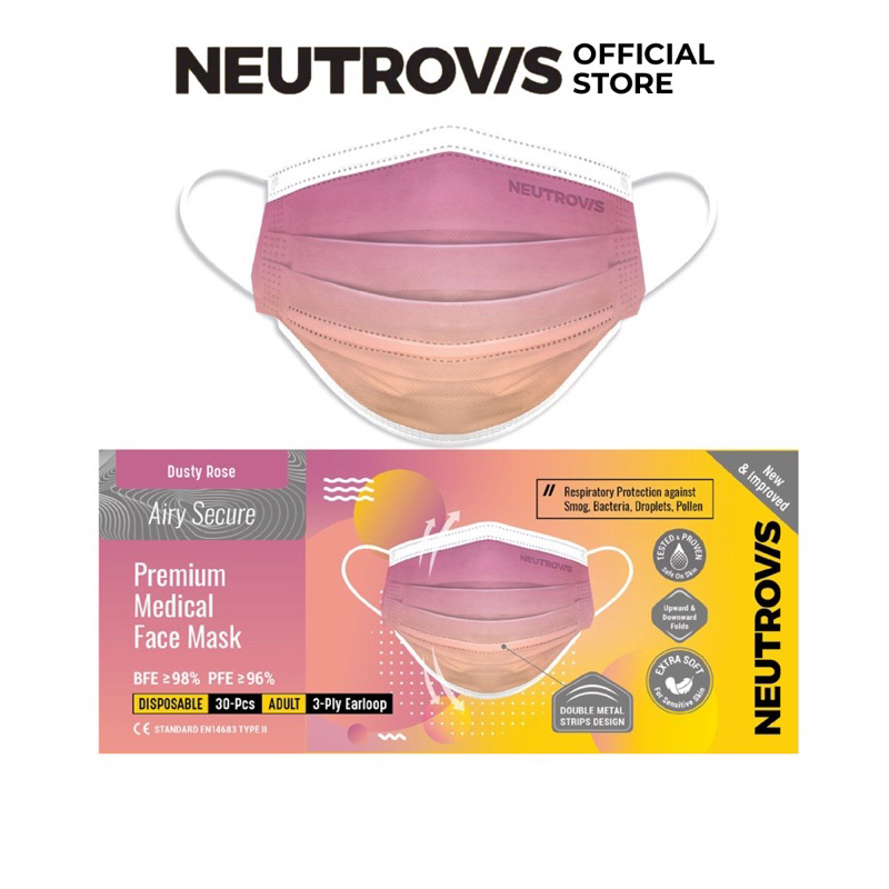 Khẩu Trang Y Tế Neutrovis Malaysia Cao Cấp 4 Lớp - 3 lớp Hộp 30 Cái ...
