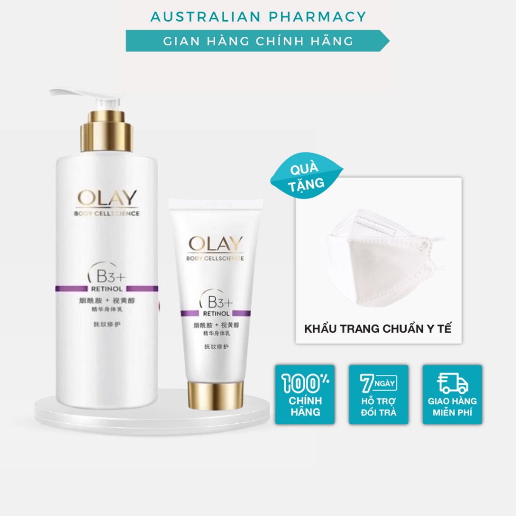Dưỡng Thể Olay B3 Retinol Dưỡng Trắng Làm Đều Màu Da, Chống Lão Hoá Bản Trung Chính Hãng 65ML ...