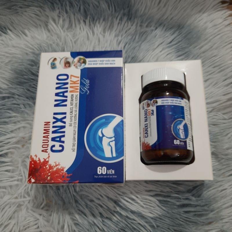 Viên uống tăng chiều cao cho trẻ từ 1 tuổi AQUAMIN CANXI NANO MK7 GOLD ...