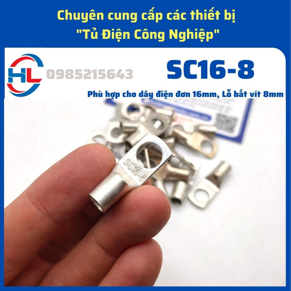 10 chiếc SC16-8, cos trần 16-8, đầu cos 16mm | Shopee Việt Nam