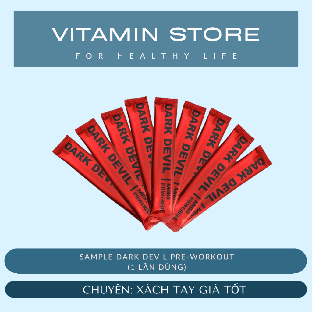 SAMPLE DARK DEVIL PRE-WORKOUT (1 LẦN DÙNG) | Shopee Việt Nam
