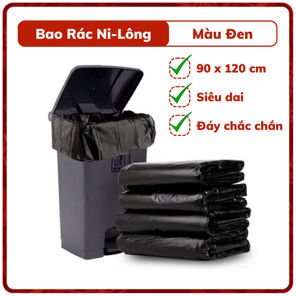 BAO RÁC 90X120 (ĐEN) | Shopee Việt Nam