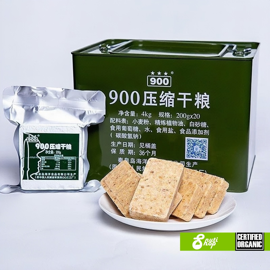Lương khô 3 sao 900 - Lương khô Thùng Sắt - hộp 1kg2 / 4Kg | Shopee Việt Nam