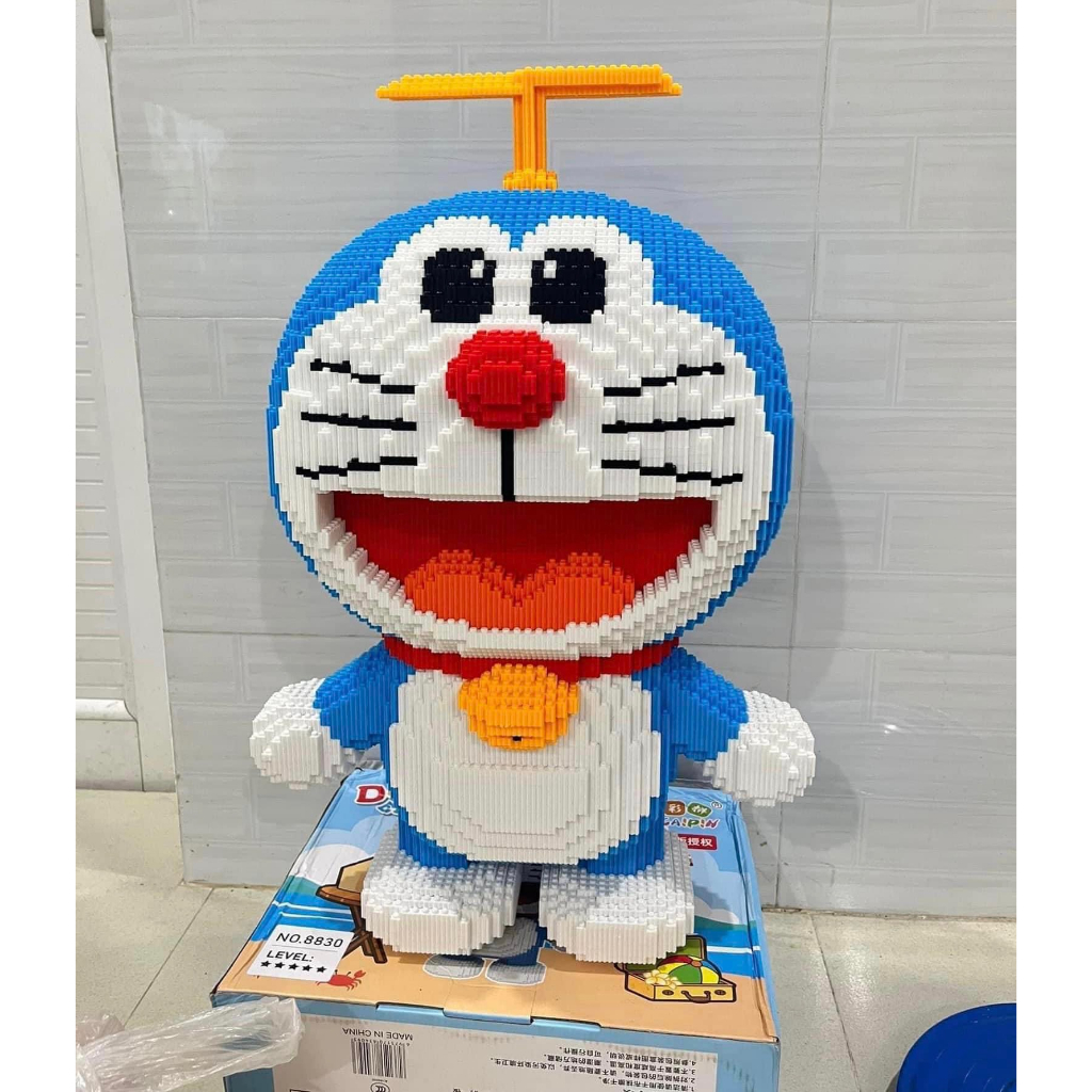 Lego lắp ghép mô hình nhân vật hoạt hình Doraemon chong chóng cao 65cm ...