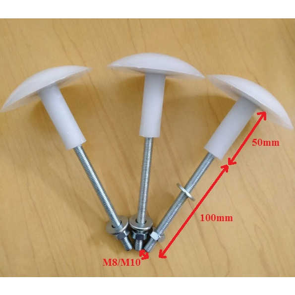 Bulong dù M10x150mm treo tấm panel - bu lông dù treo panel dày 50mm ...