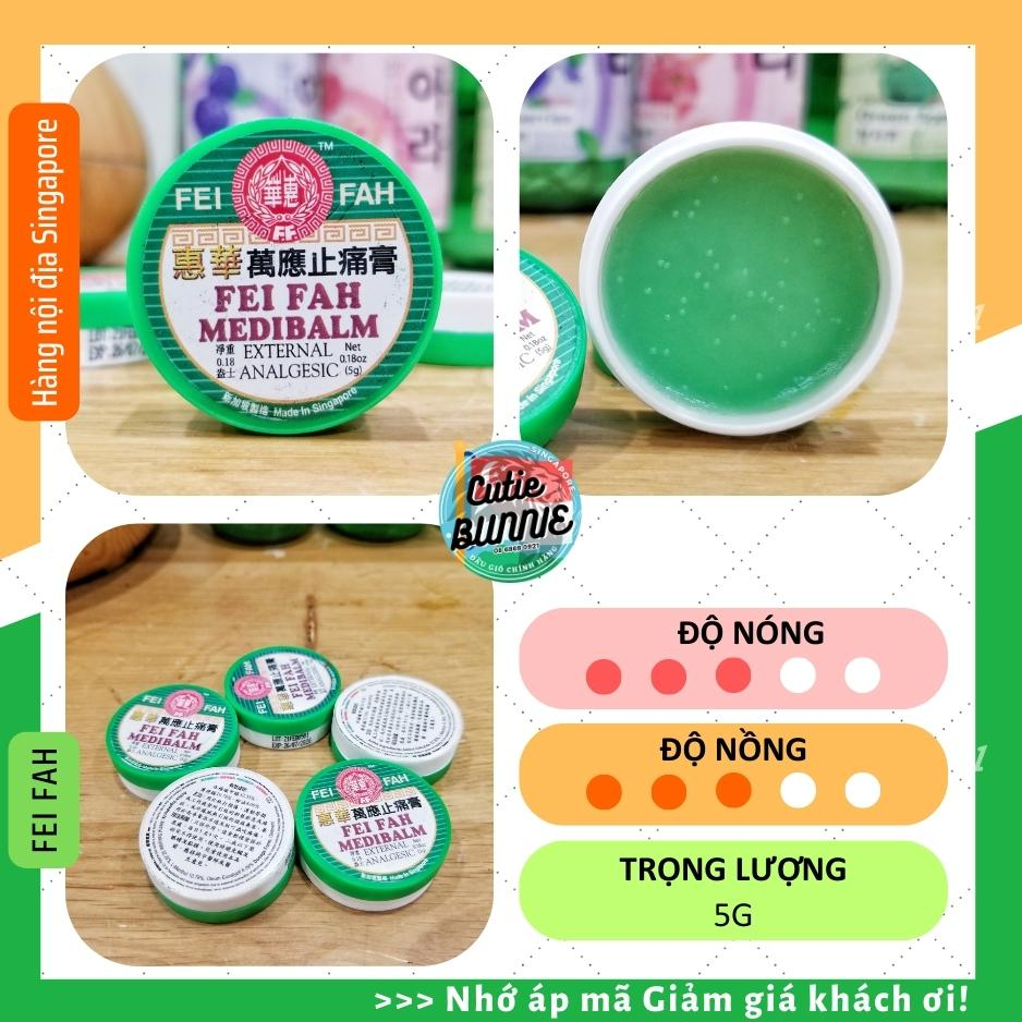 [SINGAPORE] DẦU CÙ LÀ MINI GIẢM ĐAU - FEI FAH ELECTRIC BALM 5G | Shopee ...