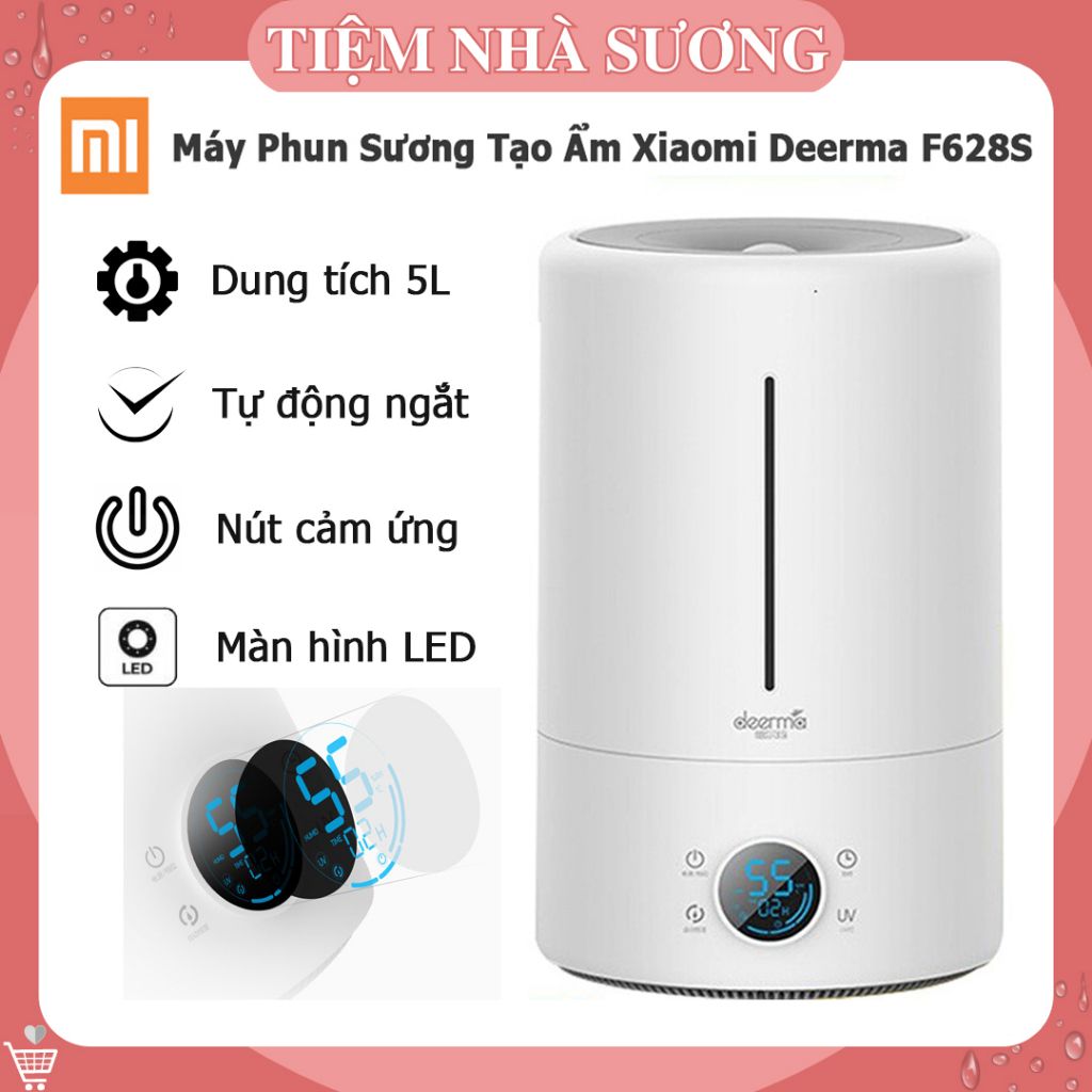 Máy phun sương tạo ẩm Xiaomi Deerma F628S - Dung tích 5L - Diệt khuẩn nước trước khi khuếch tán ...
