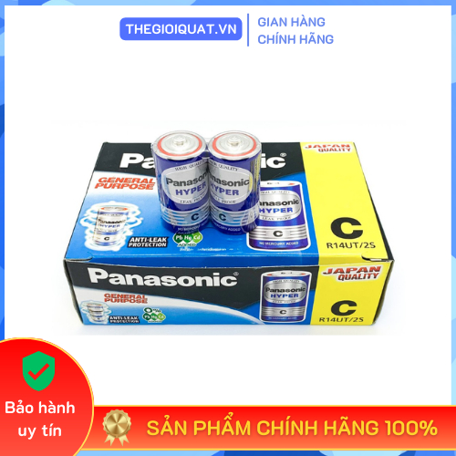 [HỎA TỐC] Hộp 24 viên pin trung C Panasonic R14 Hyper R14UT/2S dung ...