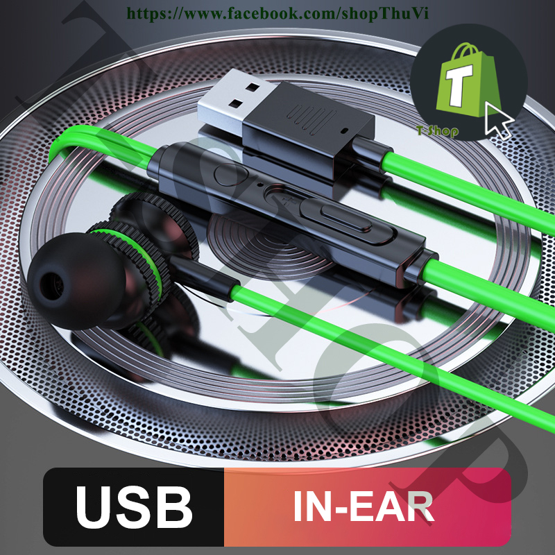 Tai nghe chân USB (có Mic) dành cho PC, laptop | Shopee Việt Nam
