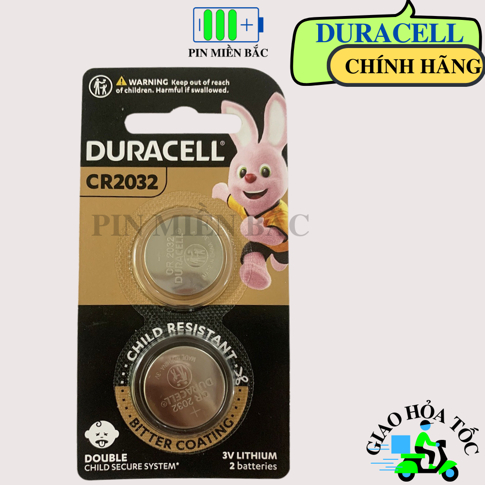 Pin CR2032 Duracell Lithium 3V LOẠI TỐT vỉ 2 viên chính hãng - hàng ...
