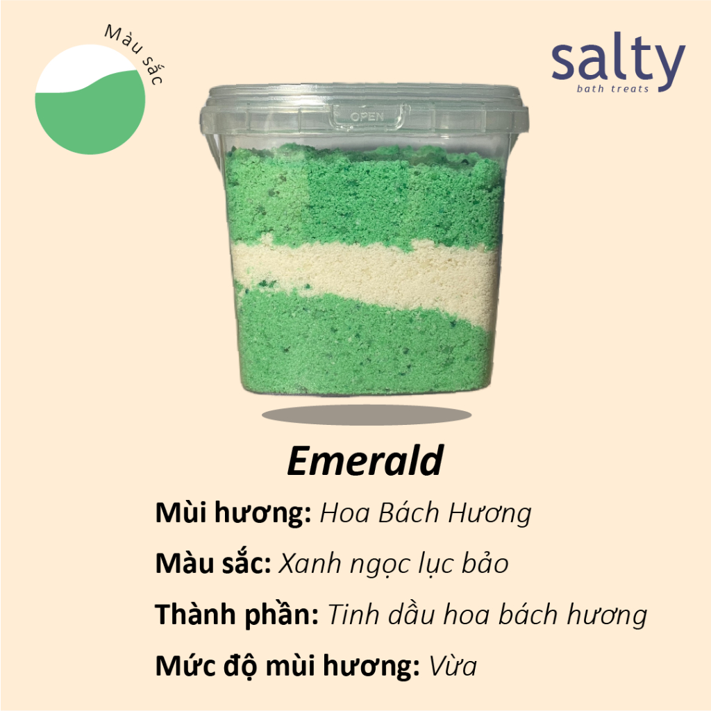 TỔNG HỢP [Salty] Hộp muối tắm tạo bọt/ Tạo bọt bồn tắm / Bubble Salt Box / Dùng cho bồn tắm ...