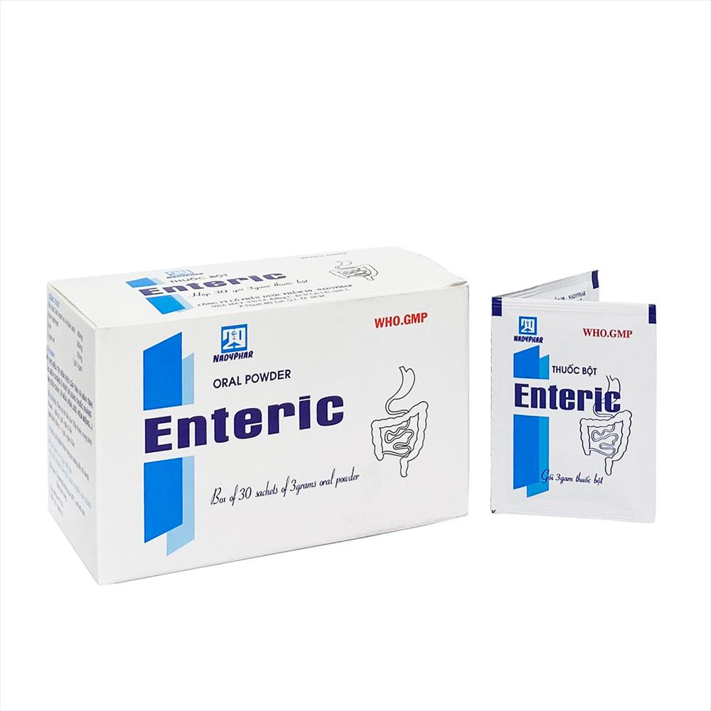 Enteric hộp 30 gói giúp Phòng ngừa và hỗ trợ điều trị rối loạn hệ vi ...
