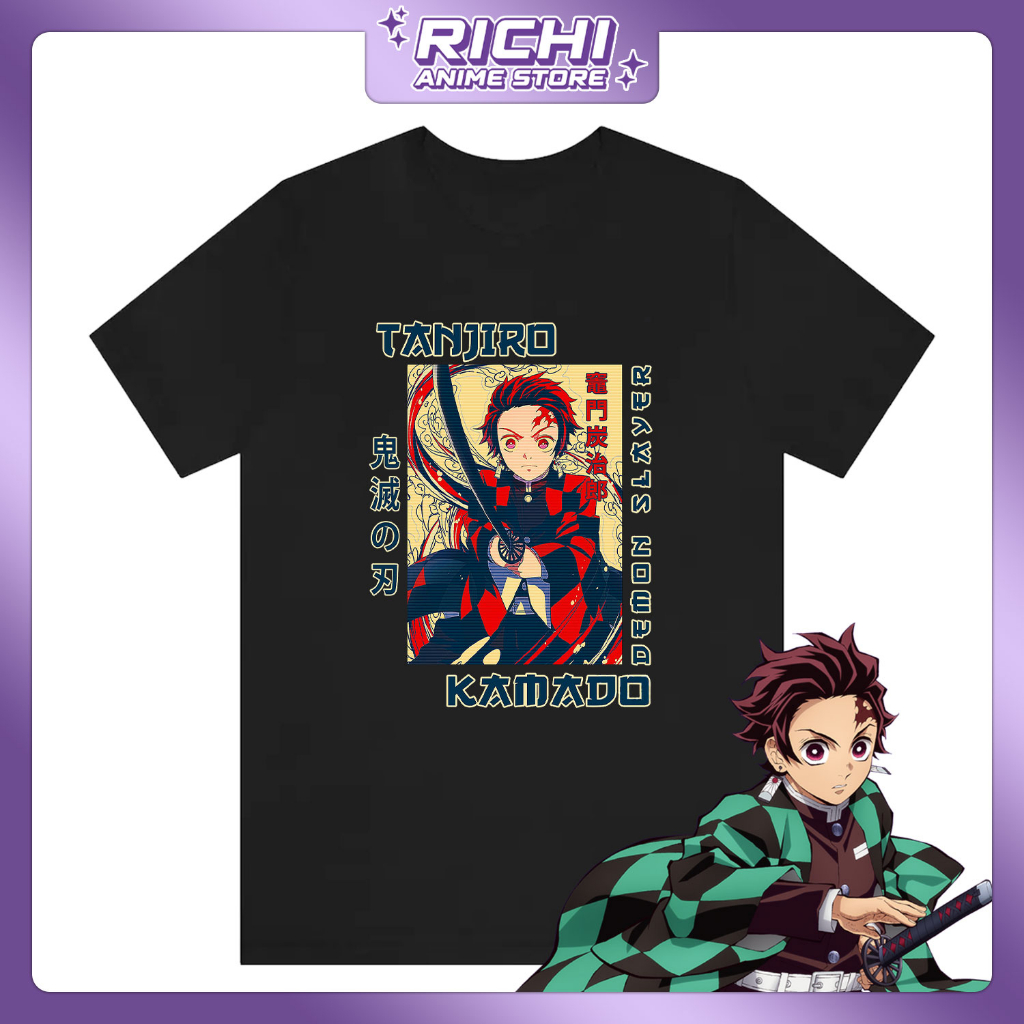 Áo thun Kimetsu no Yaiba, Thanh Gươm Diệt Quỷ - Tanjiro Kamado, áo ...