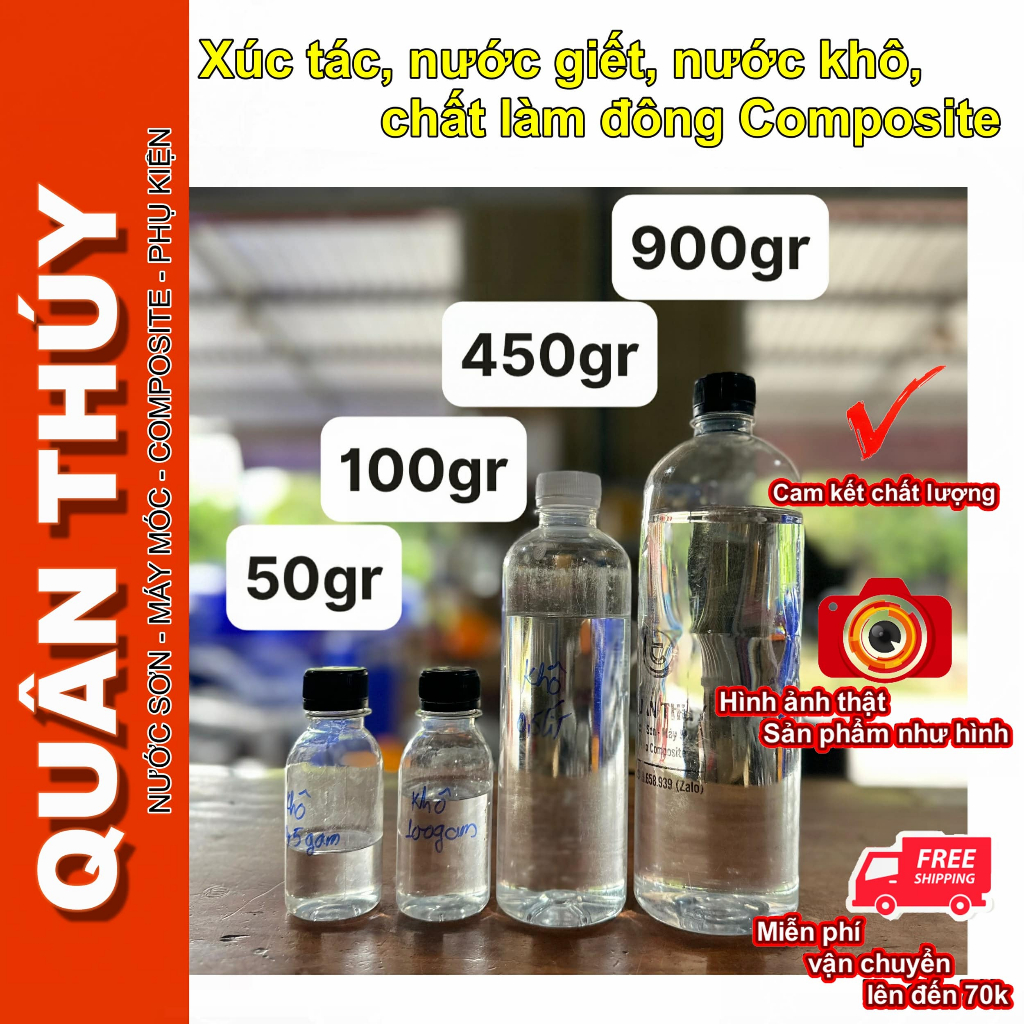 Chất xúc tác Keo nhựa Composite, chất đóng rắn, dung dịch pha keo ...