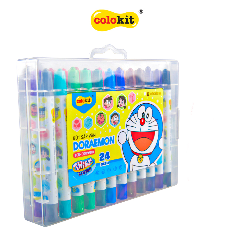 Bút Sáp Vặn Colokit 12/18/24 màu-TCR-C007/DO- TCR-C008/DO- TCR-C009/DO ...