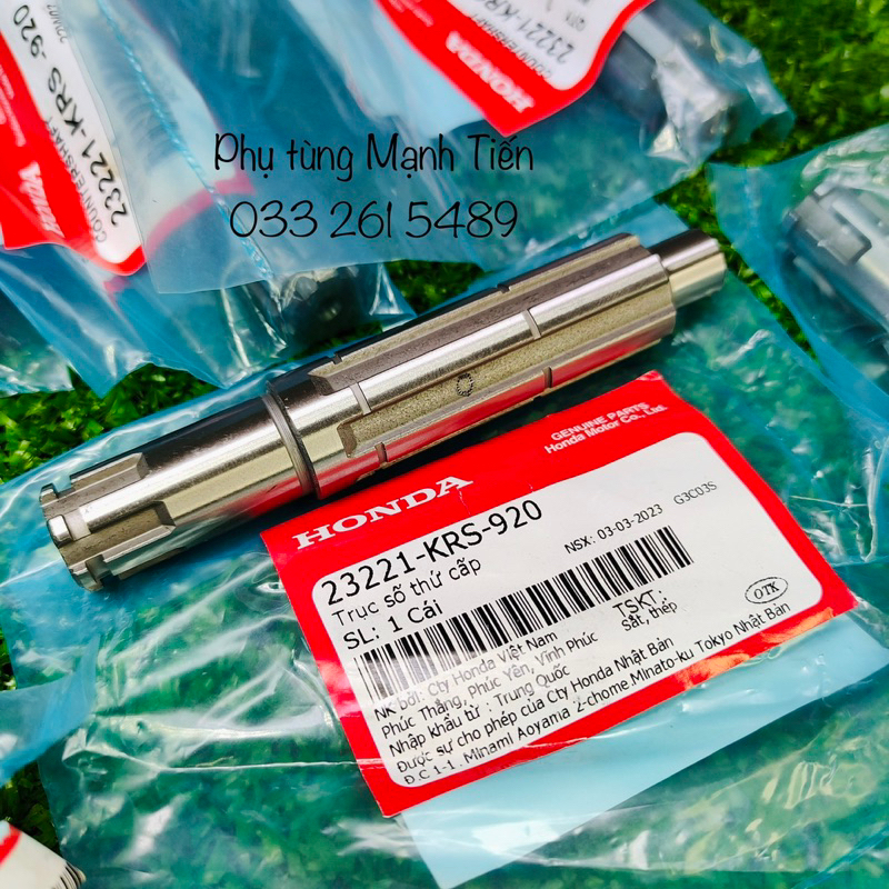 Trục số Thứ Cấp, Cốt nhông Wave Alpha, Dream Honda mã 23221KRS920 (XB11 ...